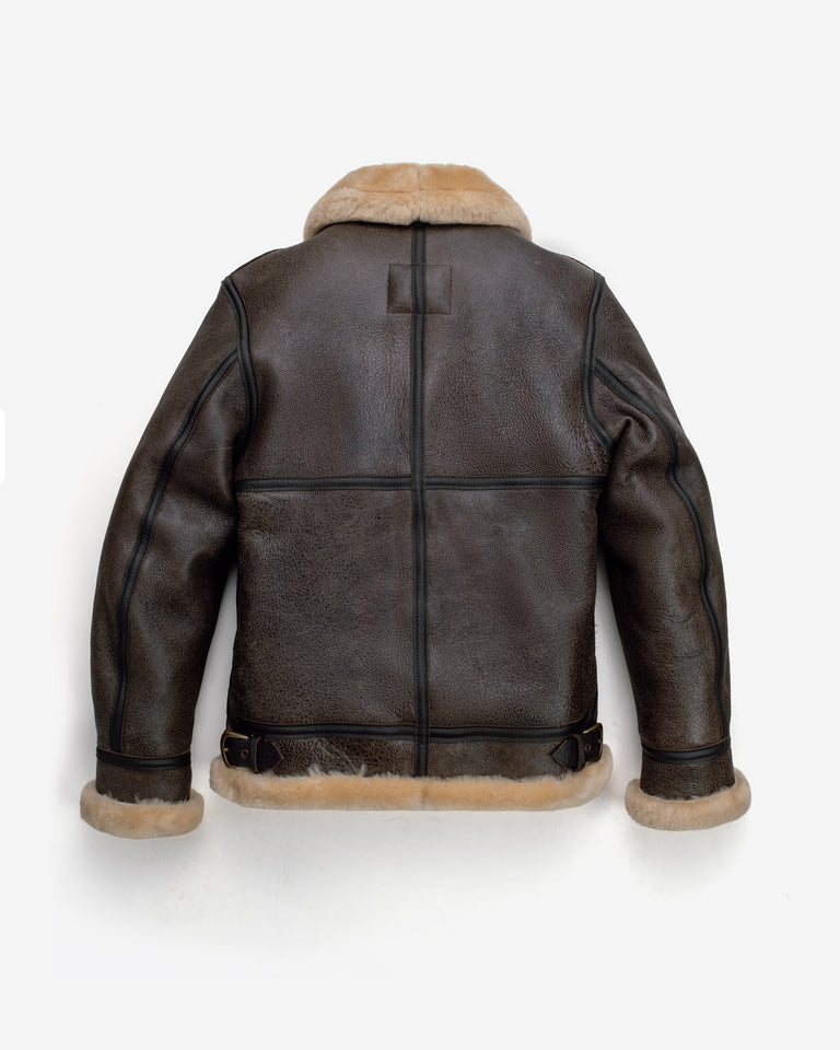 257S | Classic B-3 Sheepskin Bomber Jacket – Schott N.Y.C.